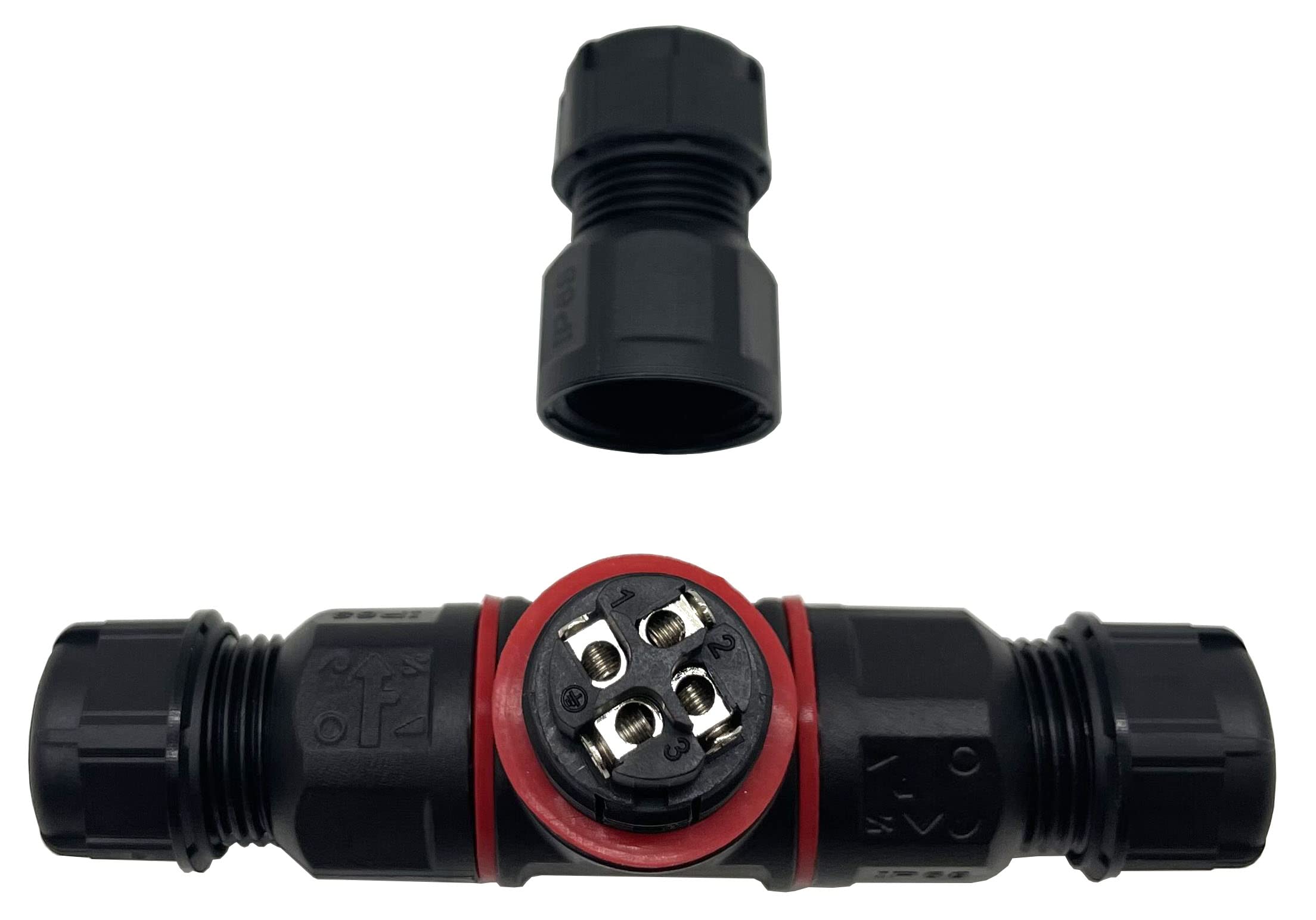 Buy Junction Box Connector 3 Way IP68 Waterproof Electrical Junction ...