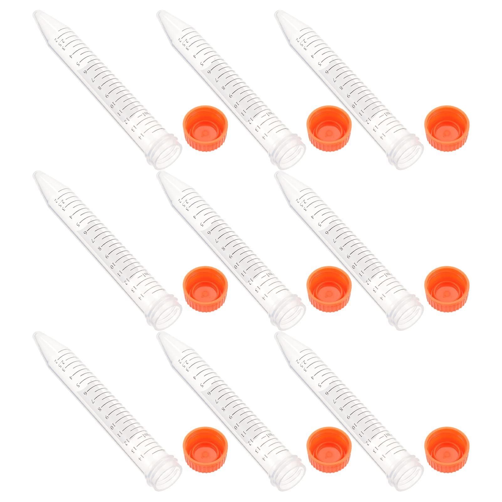 Buy iplusmile 25Pcs Plastic Conical Centrifuge Tubes with Screw Caps ...