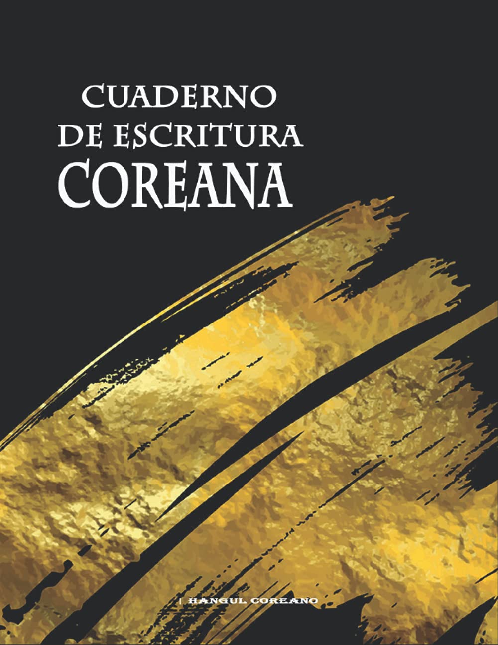 Cuaderno De Escritura Coreana Hangul Coreano Escribir La Caligrafia ...