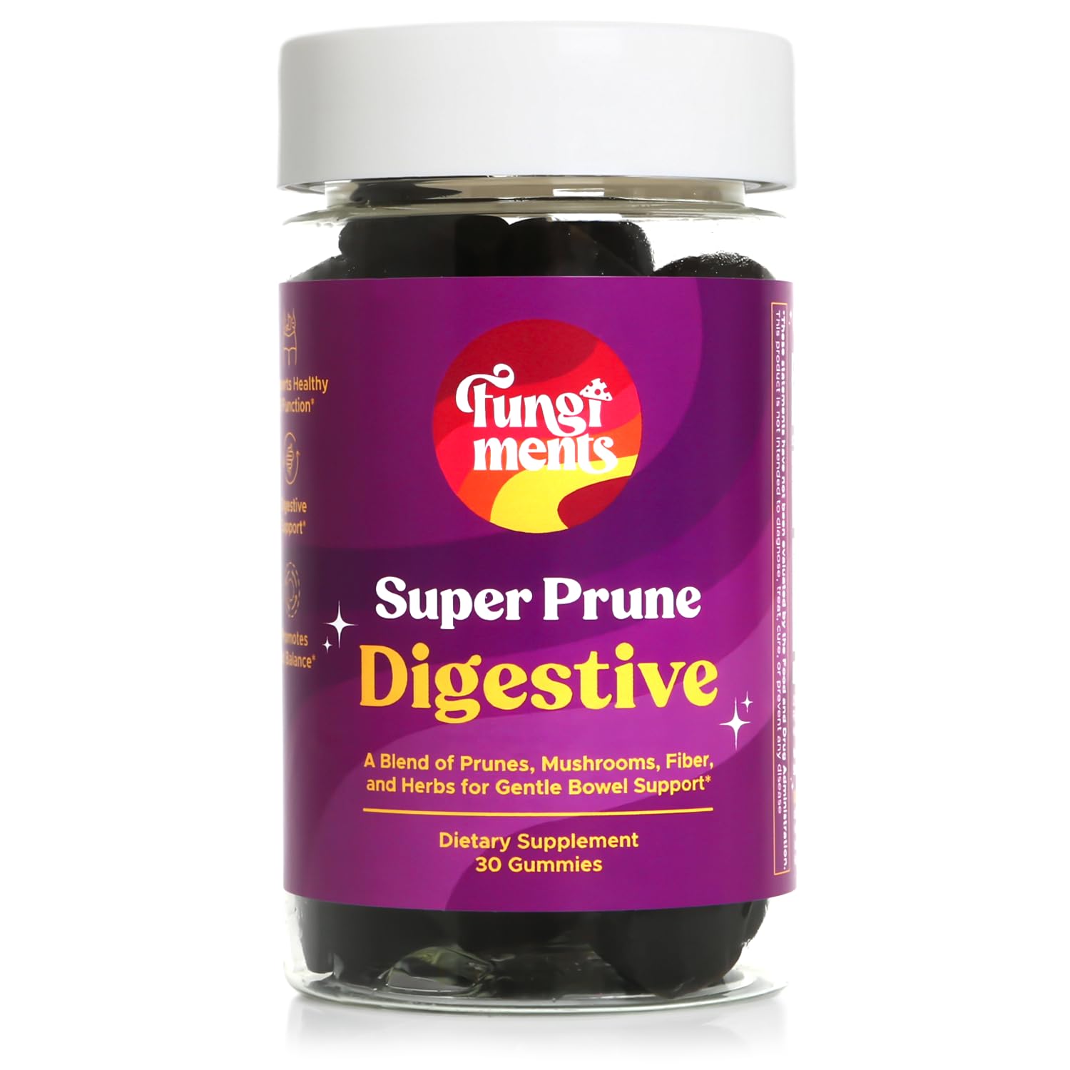 Amazon.com: Fungiments Super Prune - Mushroom Supplement - Turkey Tail ...