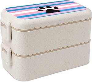 Amazon.com: Transgender Furry Pride Flag Bento Box Kit Japanese Lunch ...