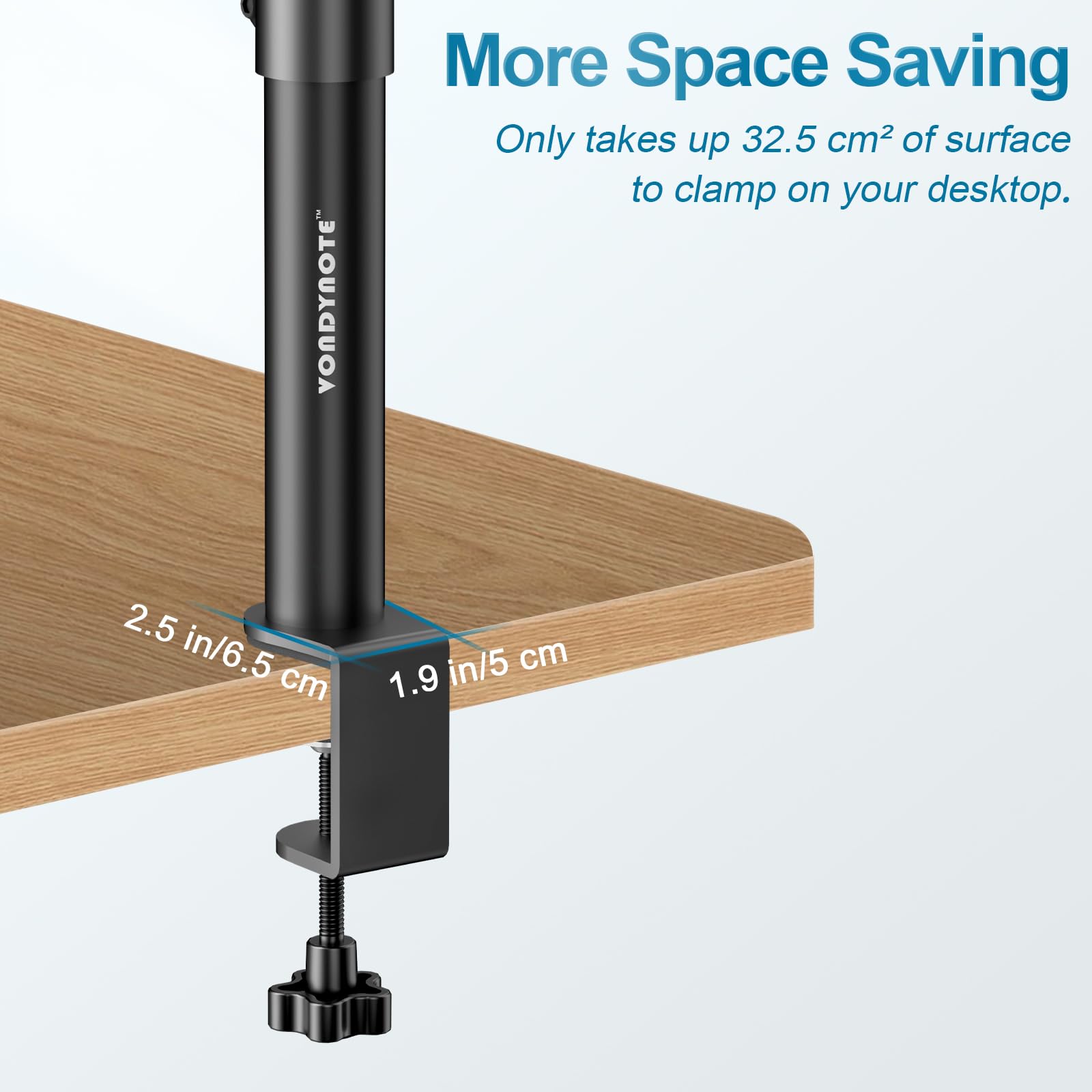 Snapklik.com : Set Of 2 Studio Monitor Stands Desktop Clamp Speaker ...