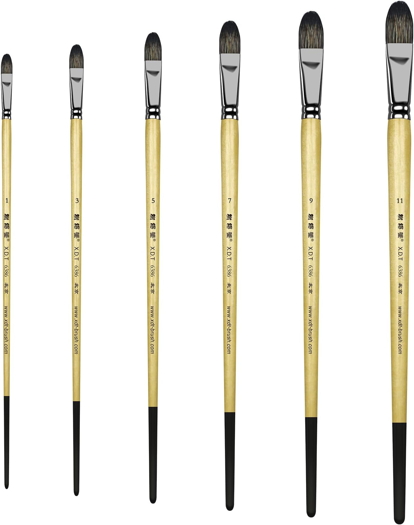 Amazon.com: Robert Simmons Signet Brushes 4 Filbert 42