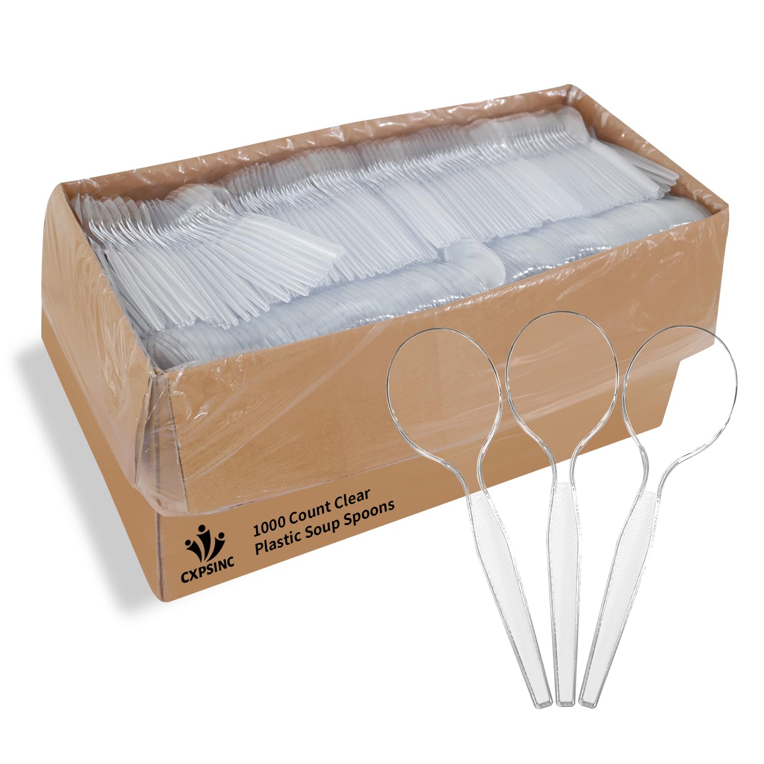 Amazon.com: [1000 Pack] Heavyweight Disposable Clear Plastic Soup ...
