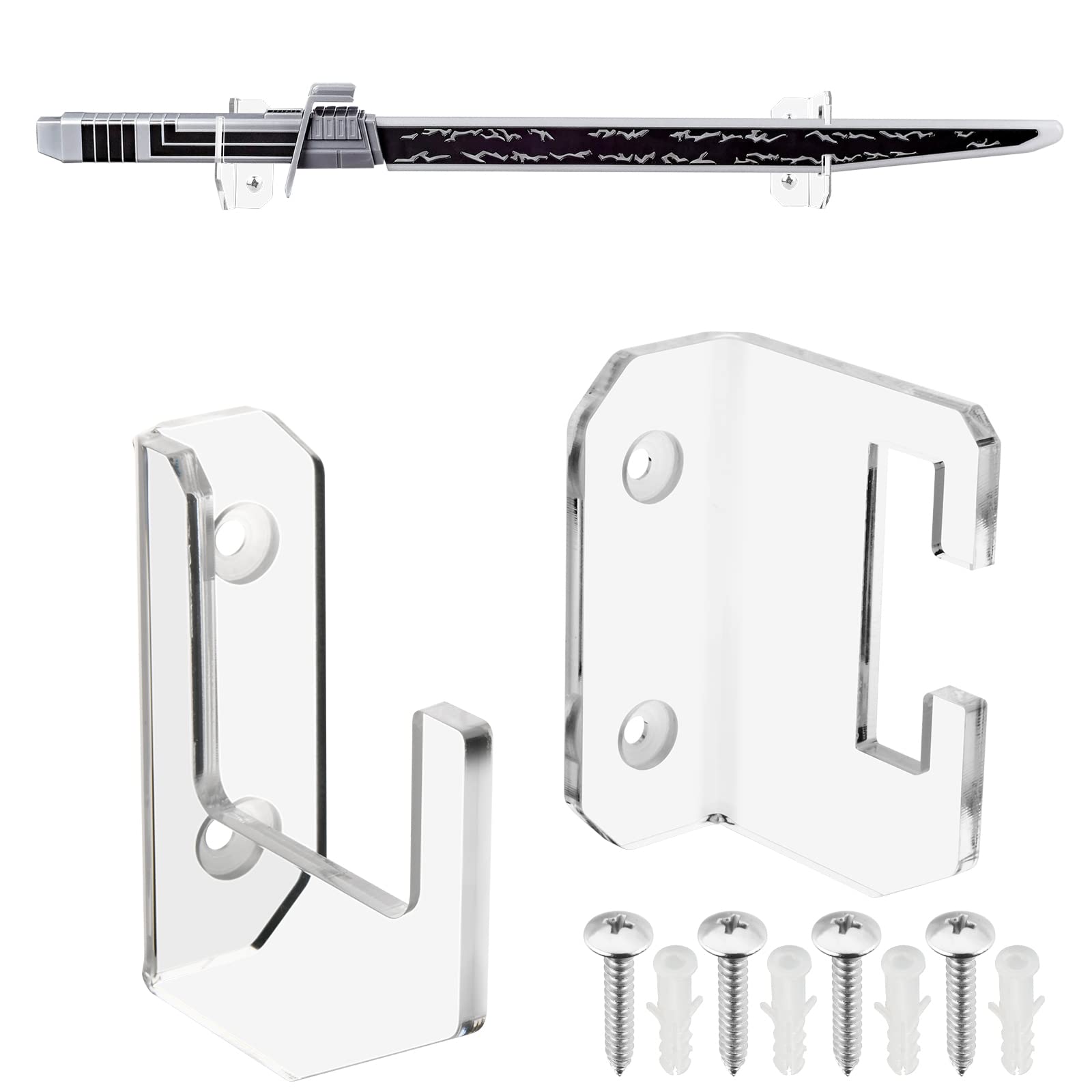 Amazon.com: Cosmos 1 Pair Darksaber Wall Mount Stand Acrylic Dark Saber ...