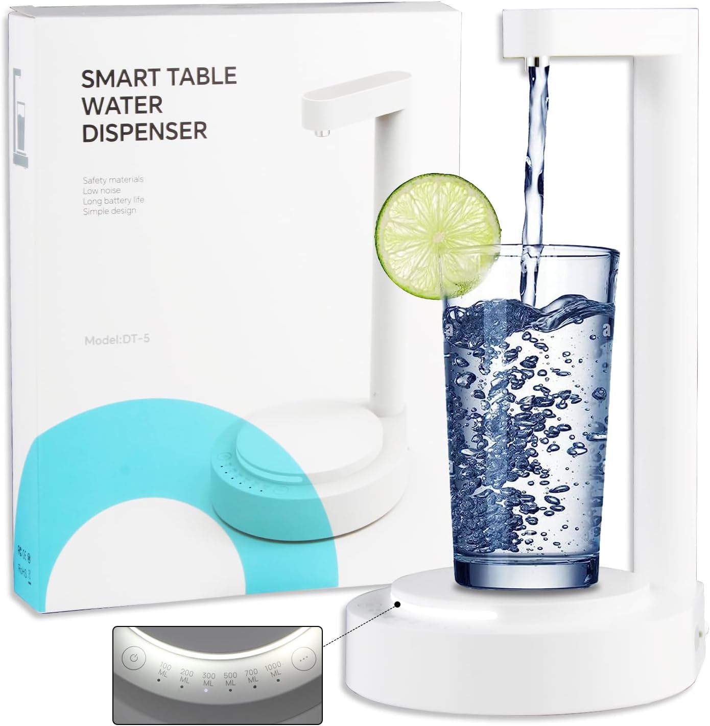 LED Bedside Water Dispenser,Desktop Water Bottle Dispenser,New upgrade ...