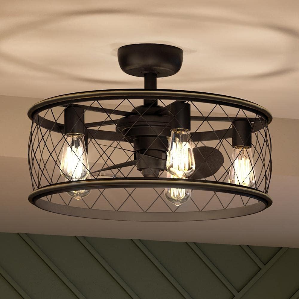 Amazon.com: Urban Ambiance Luxury Provencial Ceiling Fan, Medium Size ...