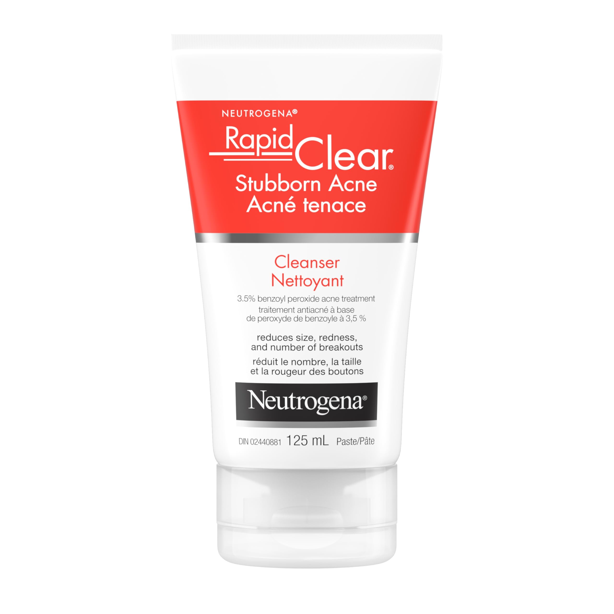 Neutrogena Acne Neutrogena Rapid clear stubborn acne Cleanser, 125 ...