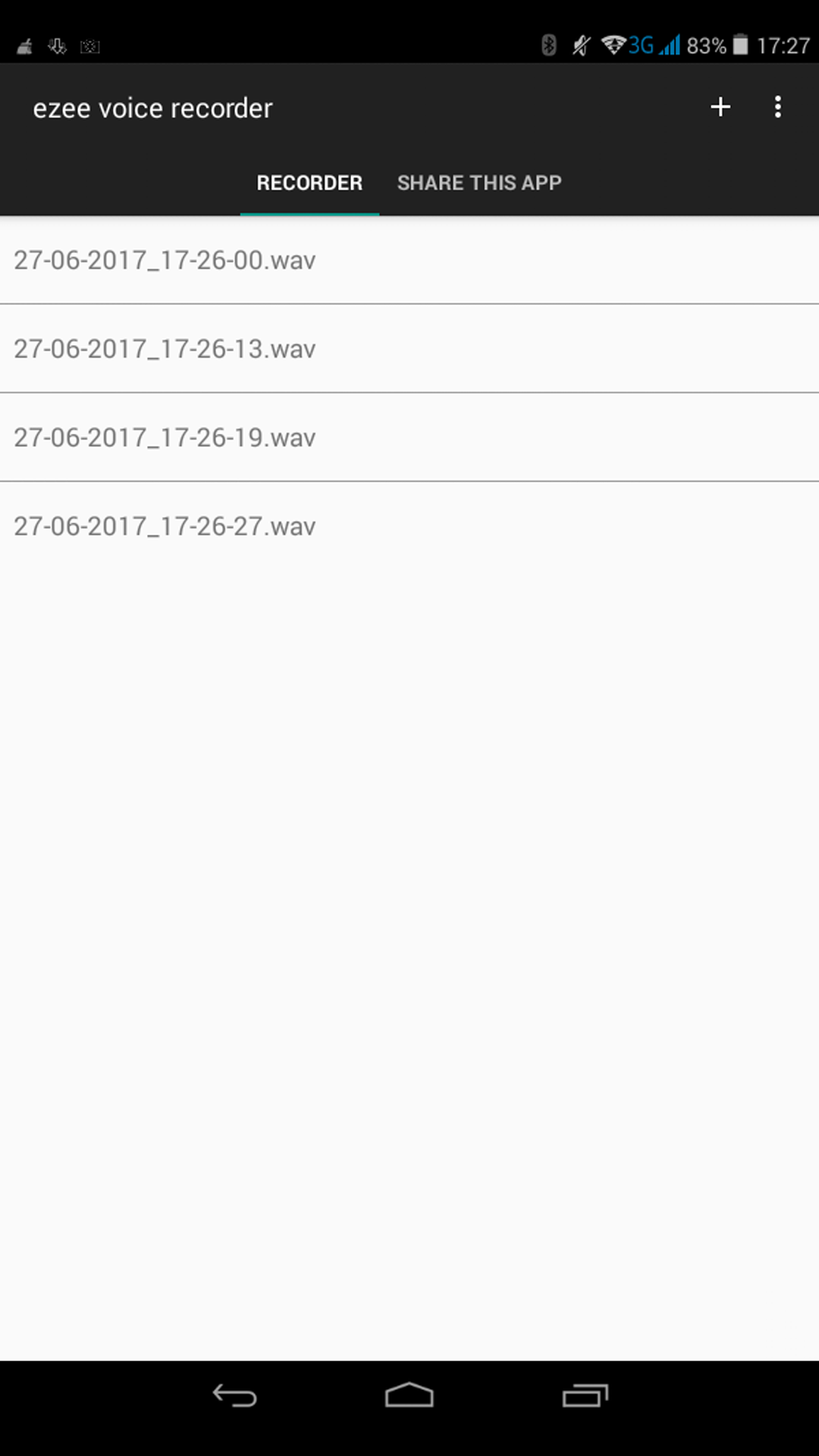 Ezee voice recorder - App on Amazon Appstore