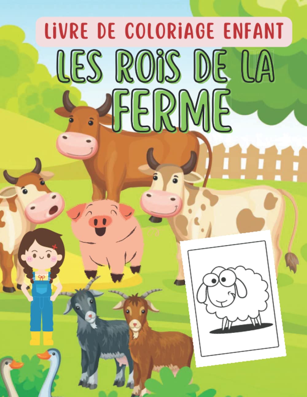 Buy Les rois de la ferme, coloriage animaux de la ferme 3-6ans: livre ...