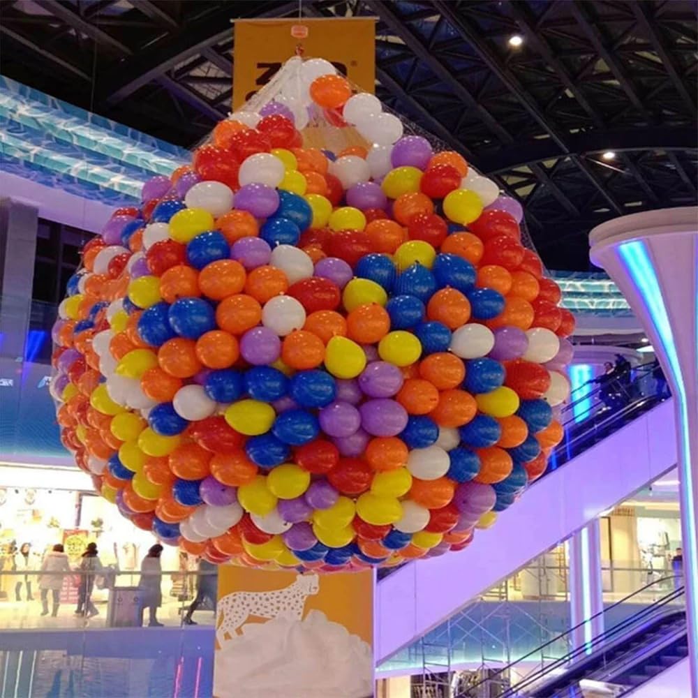 Atpata Funky Deluxe Balloon Drop or Balloon Release Net - Holds upto ...