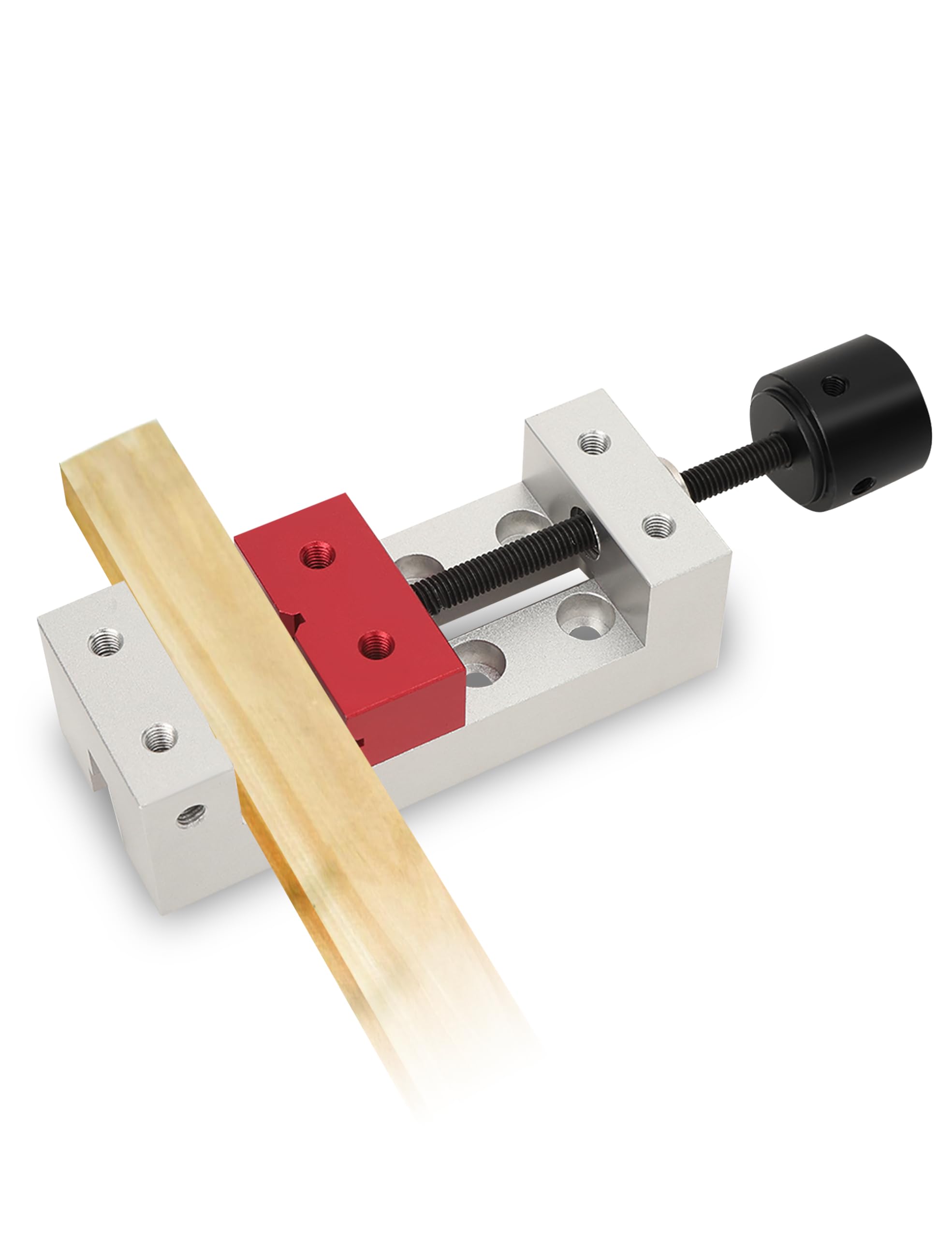 Mini Flat Clamp, 50mm Aluminum Flat Bench Vise, Drill Press Vice Fixing ...