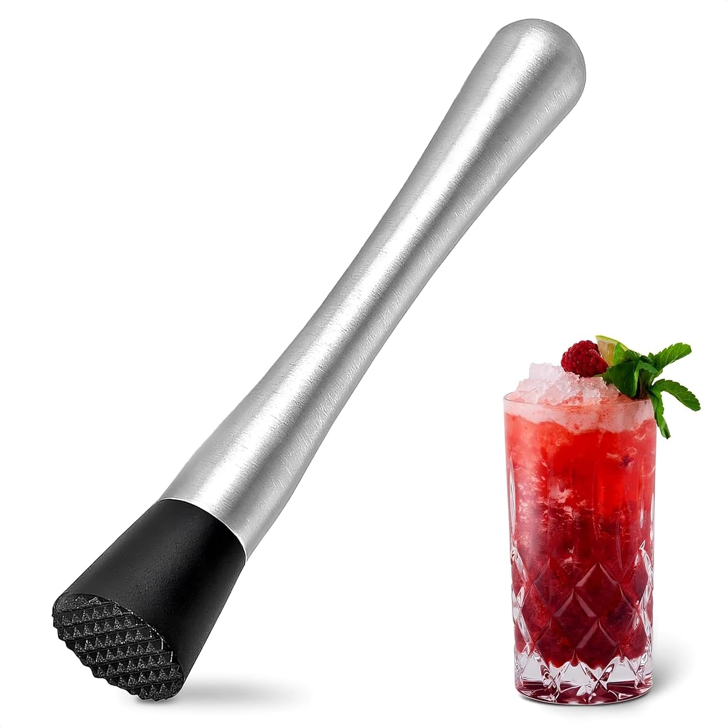 Amazon.com: Muddler for Cocktails - Stainless Steel Bar Muddler Tool ...
