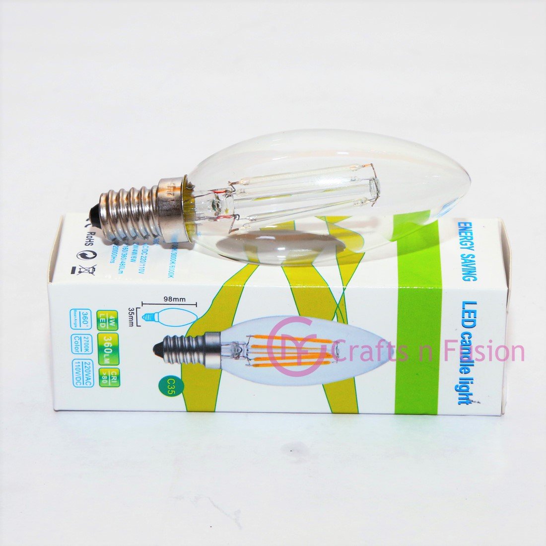 Buy CHOI LED Candle Light ( Pack Of 5, 4watts, 2700K) Online at Low ...