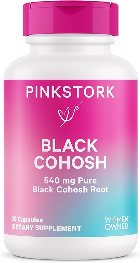 Amazon.com: Pink Stork Black Cohosh Supplements for Women - Hormone ...