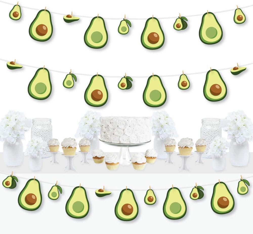 Amazon.com: Big Dot of Happiness Hello Avocado - Fiesta Party DIY ...