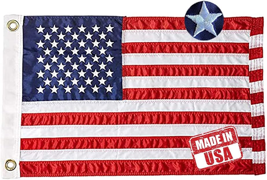 Amazon.com : Amarine Made 12x18 Inch Yacht Boat Ensign Nautical US ...