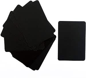HAND ® Mini Plastic Display Chalk Board Signs Labels 7x10cm - Pack of ...