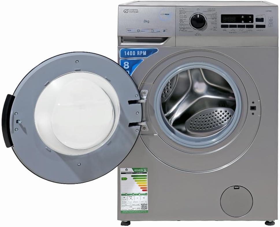 General Supreme 8 kg Front Load Automatic Washing Machine GS FN80 User ...