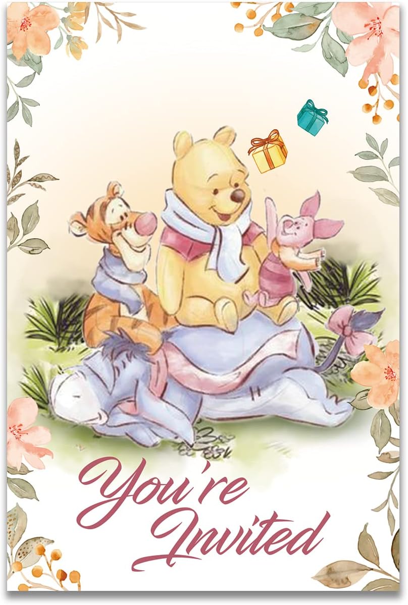 Dolimifa Classic Winnie the Pooh Baby Shower Bahrain | Ubuy