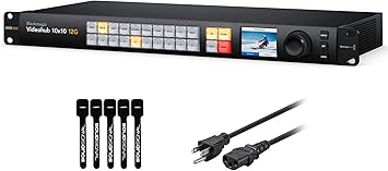 Amazon.com: Blackmagic Design Videohub 10x10 12G Zero Latency Video ...