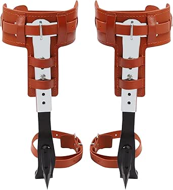 Amazon.com : HAPPCUCOE Tree Climbing Spike Tree Climbing Gear Set ...