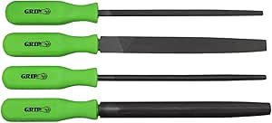 Grip 30050 4-Piece Professional 8-Inch Steel File Set - American ...