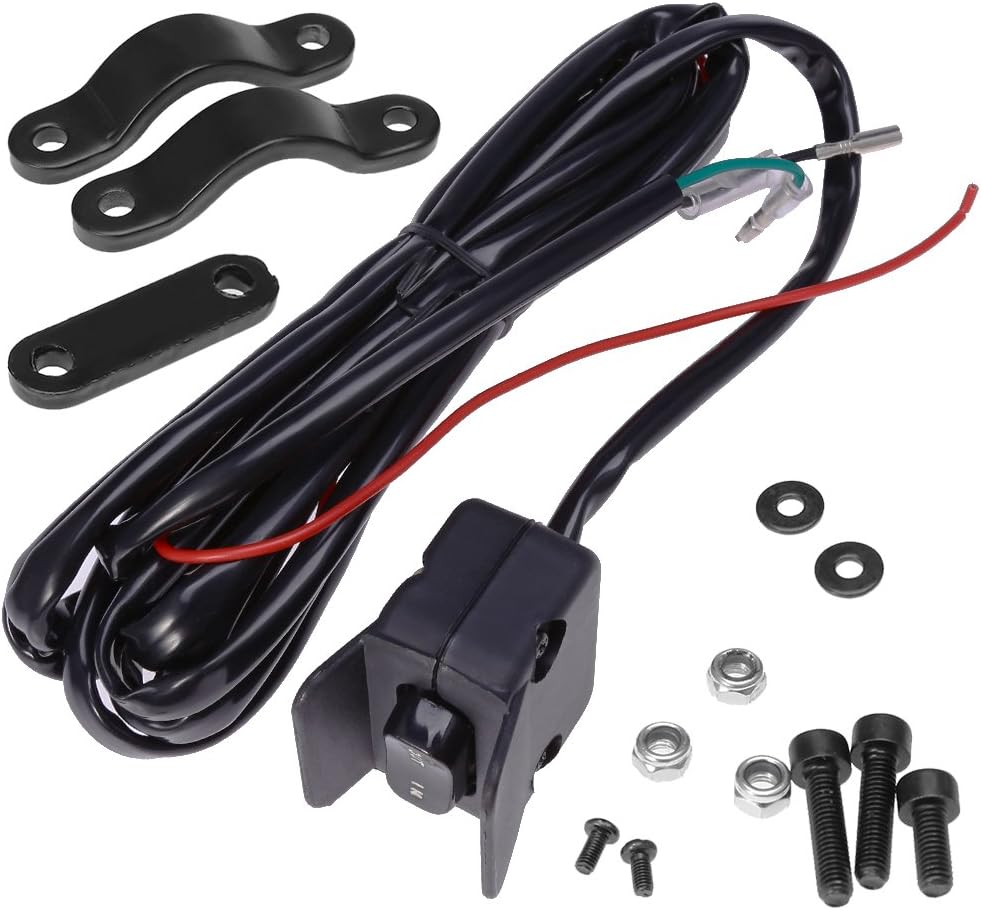 Amazon.com: QWORK Winch Switch Kit for ATV UTV - Compatible with ...