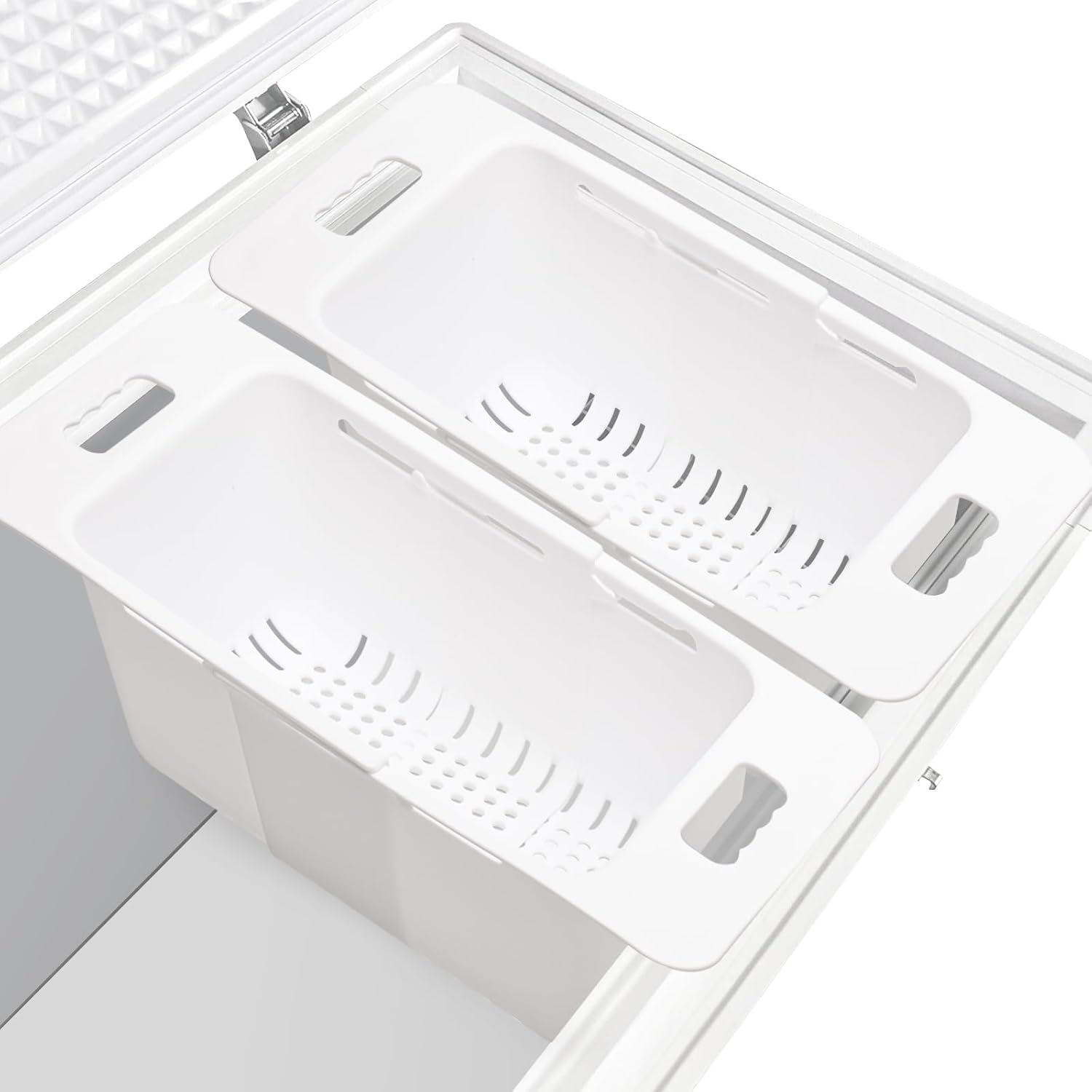 Amazon.com: 2 Packs Adjustable Freezer Baskets for Chest Freezer ...