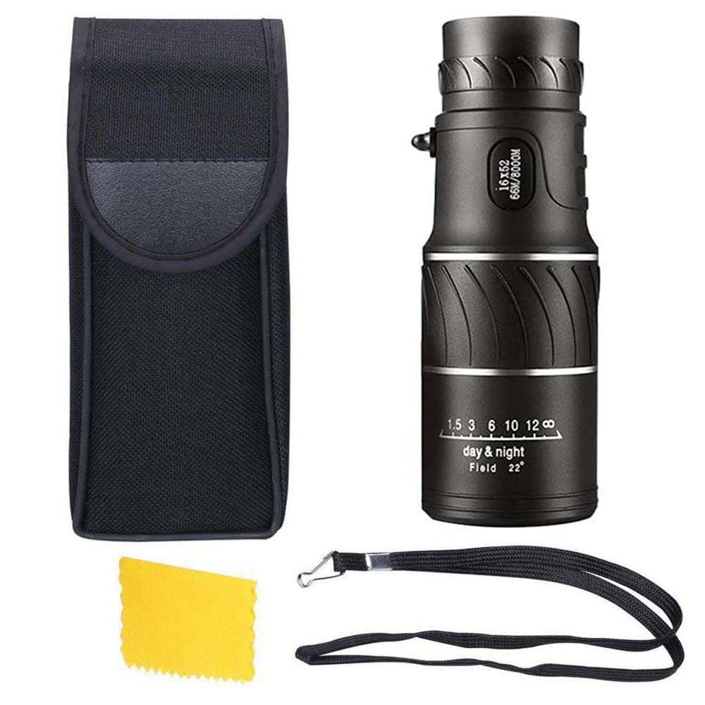 Buy Monocular HD 16X52 Long Range 66/8000M hd high Power Telescope Lens ...