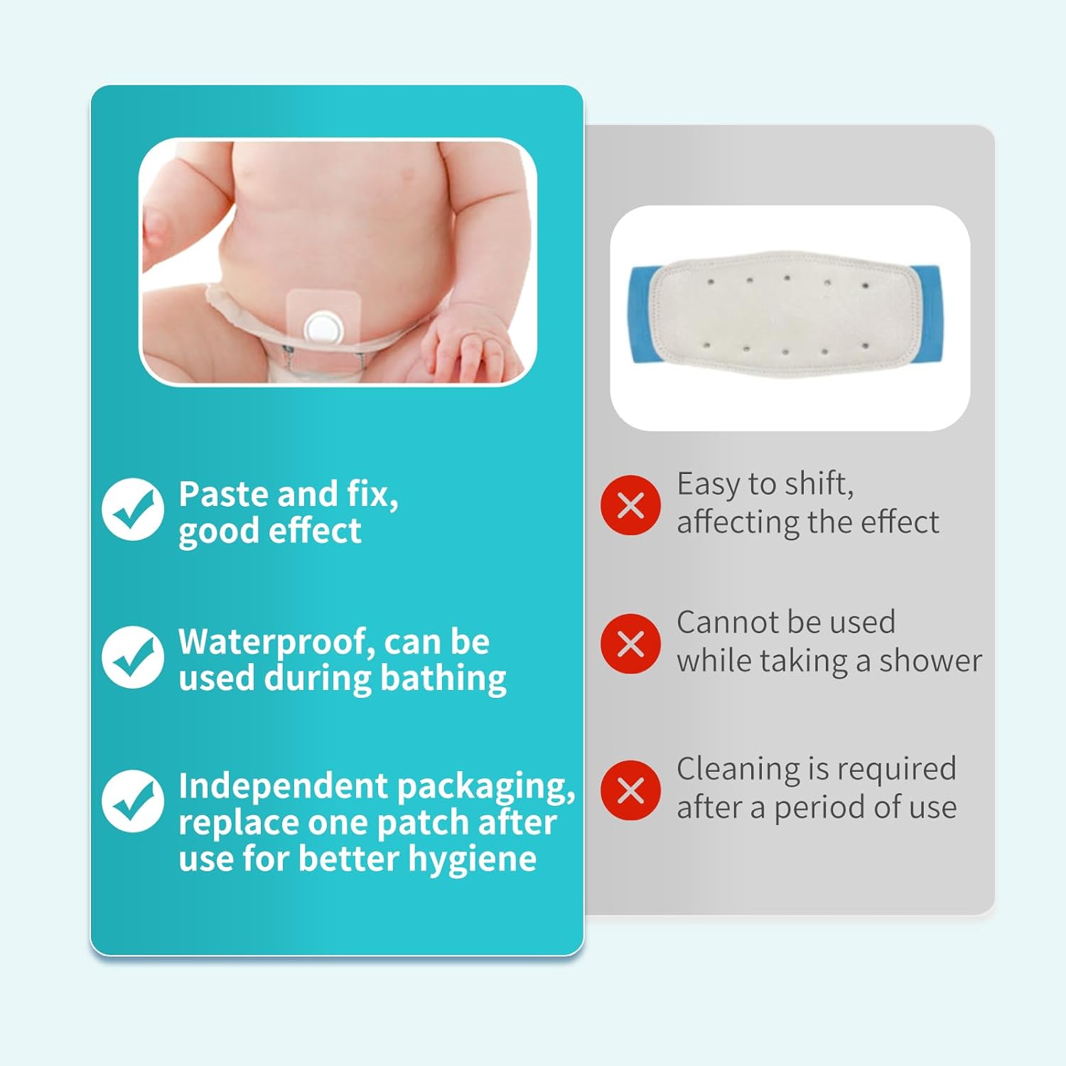 Baby Belly Navel Patches(15 Pieces), Hernia Philippines | Ubuy