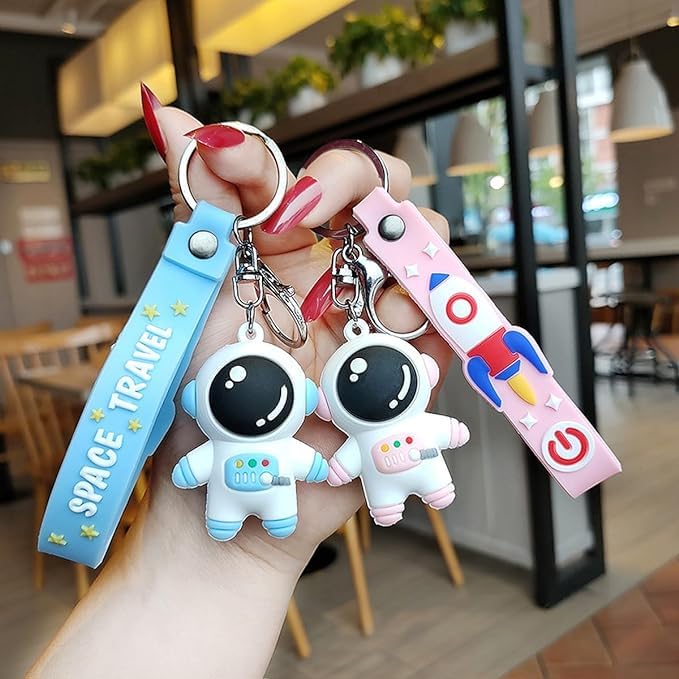 VRT World Famous Cute Cartoon Series Silicon 3D Rubber Keychain WIth ...