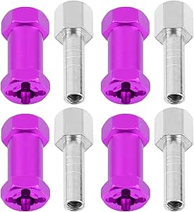 Amazon.com: NDNCZDHC 12mm 4PCS Wheel Hex Hub Adapters Aluminium Alloy ...