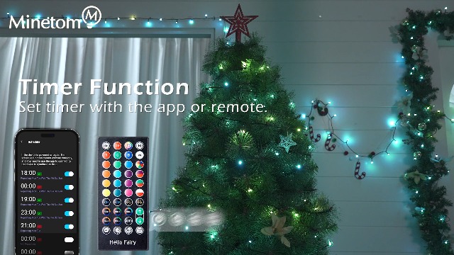 Watch Minetom Color Changing Christmas Lights, Smart String Lights on ...