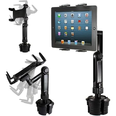 Amazon.com: Mount-It! Premium Cup Holder Tablet Mount for Cars - Tablet ...