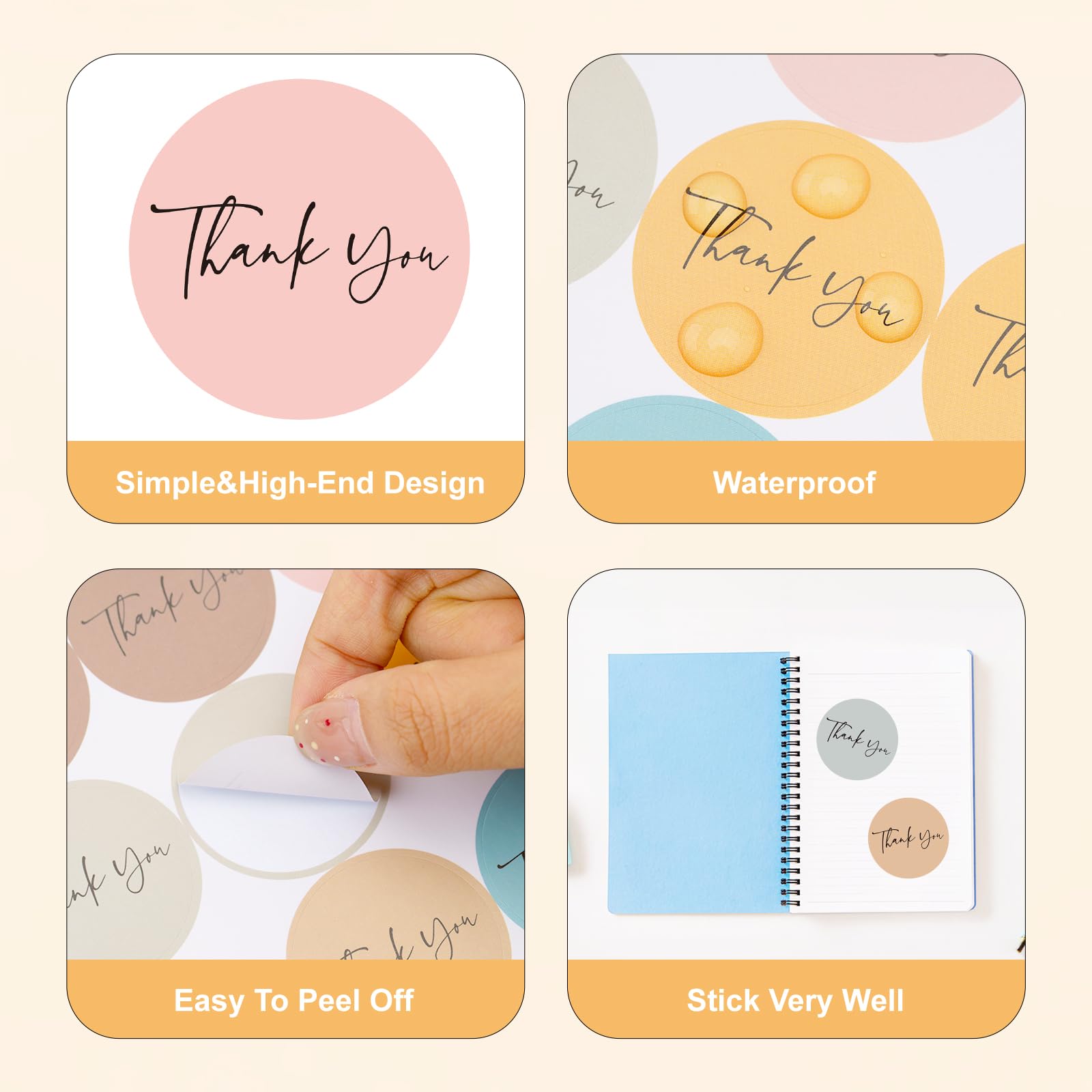 Snapklik.com : Thank You Stickers - Thank You Stickers For Small ...