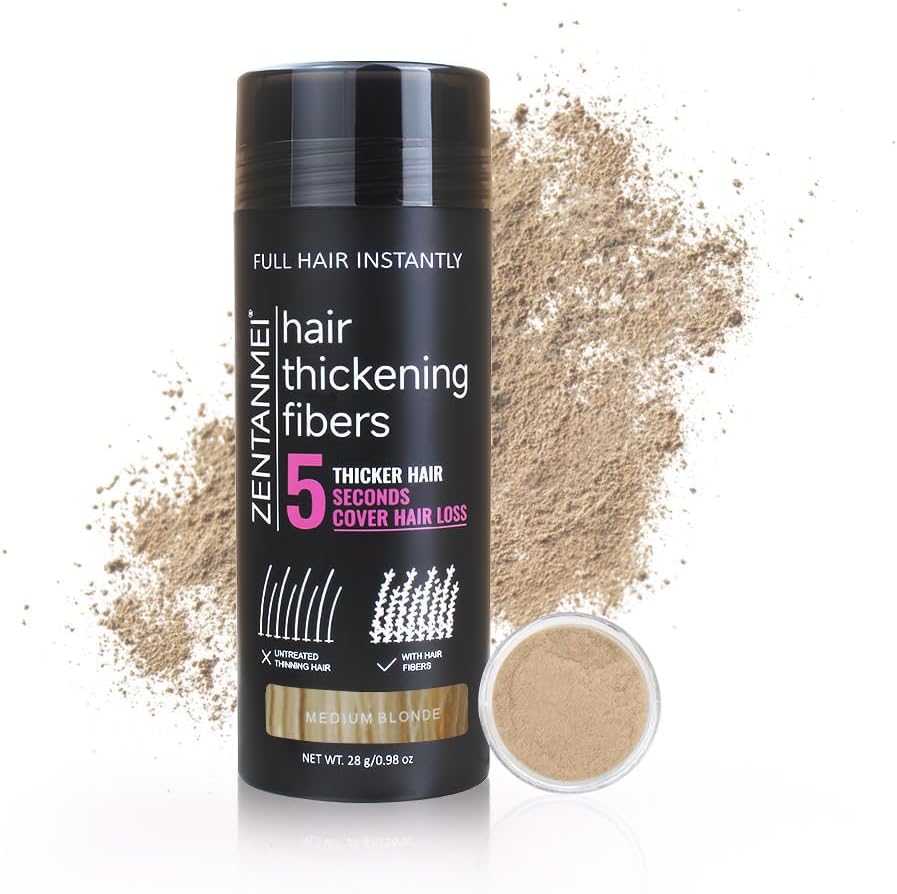 Amazon.com: Hair Fibers for Thinning Hair for Women All-Natural Hair ...