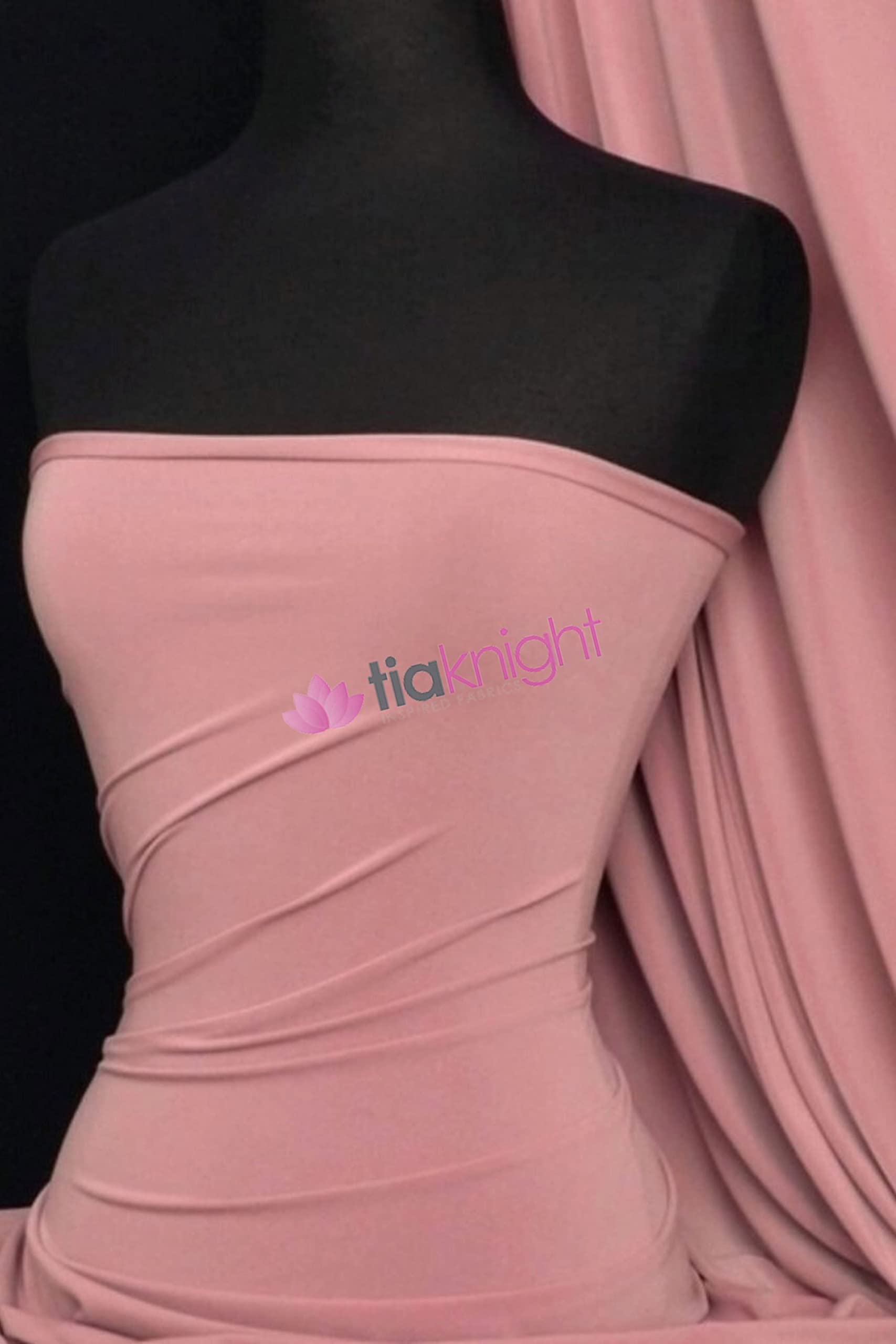 Premium Quality Silk Touch Jersey 4 Way Stretch Dressmaking Fabric Sold ...