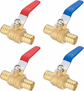 Amazon.com: (4 Pack) sicoince 1 Pex Ball Valve 1 Pex Shut Off Valve Pex ...
