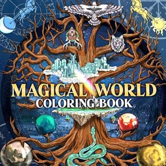 Amazon.com: Magical World Coloring Book: Mythographic Coloring Pages ...