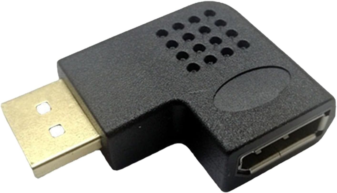 DP Adapter for Monitor,Male to Female Displayport Plug - L Shape ...