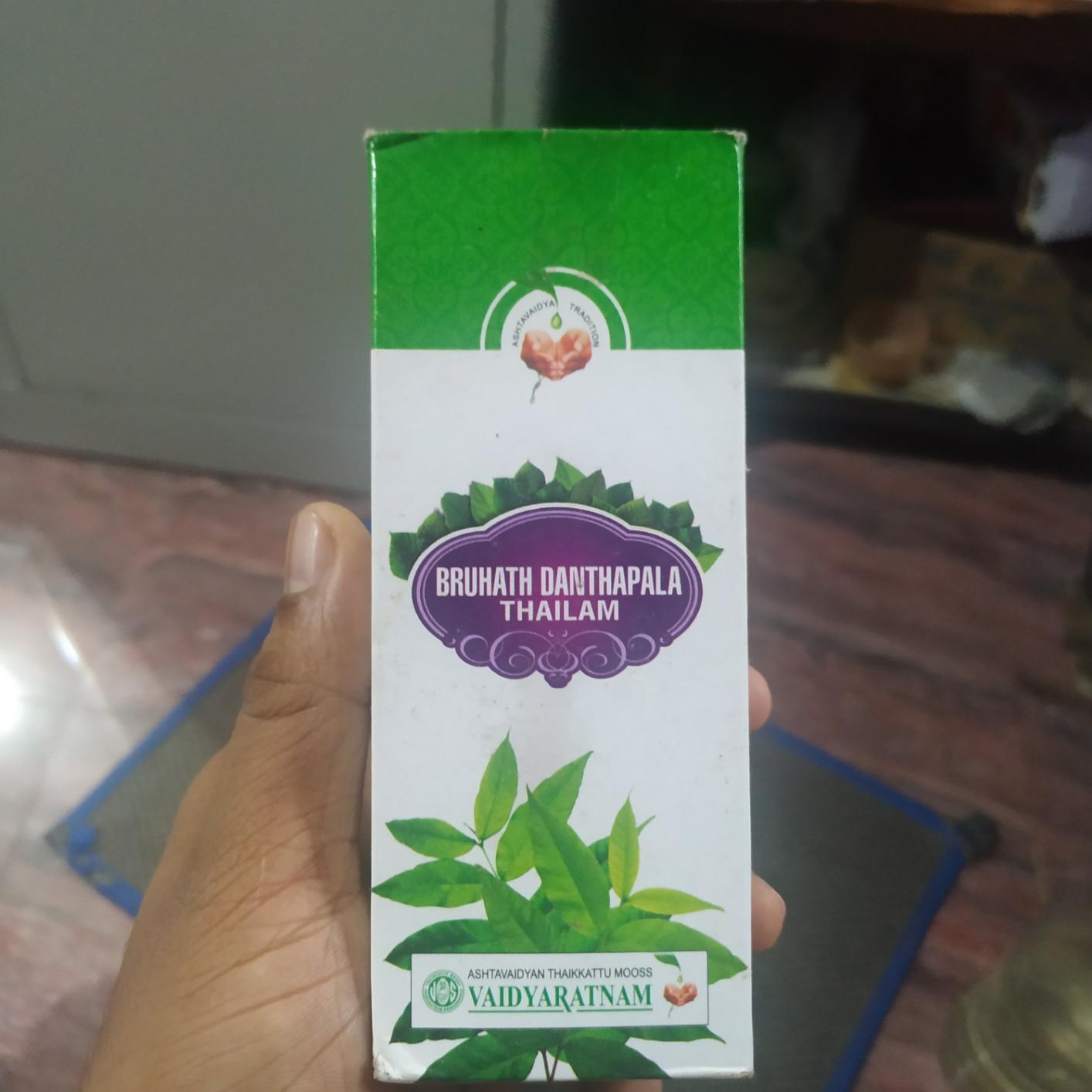 Vaidyaratnam Bruhath Danthapala Thailam (200 Ml) Thailam, 200 ml ...