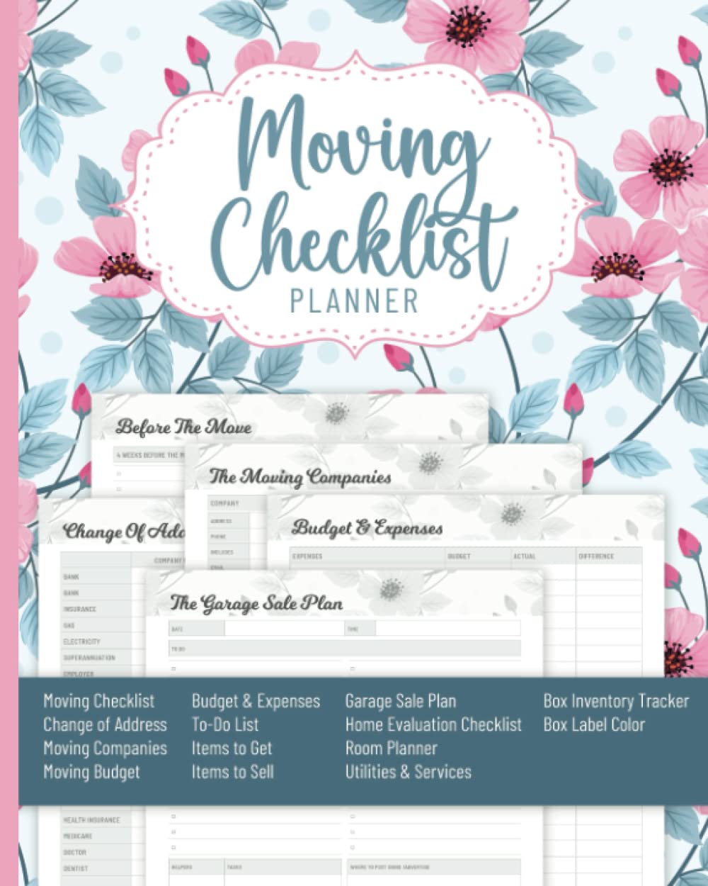 Moving Checklist Planner: The Ultimate Moving Planner (Sized 8" x 10 ...