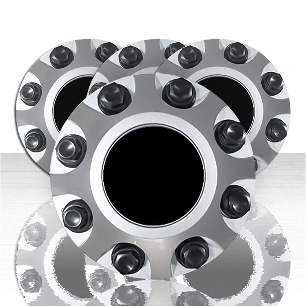 Amazon.com: Auto Reflections Set of 4 Steel Center Caps for GMC Sierra ...