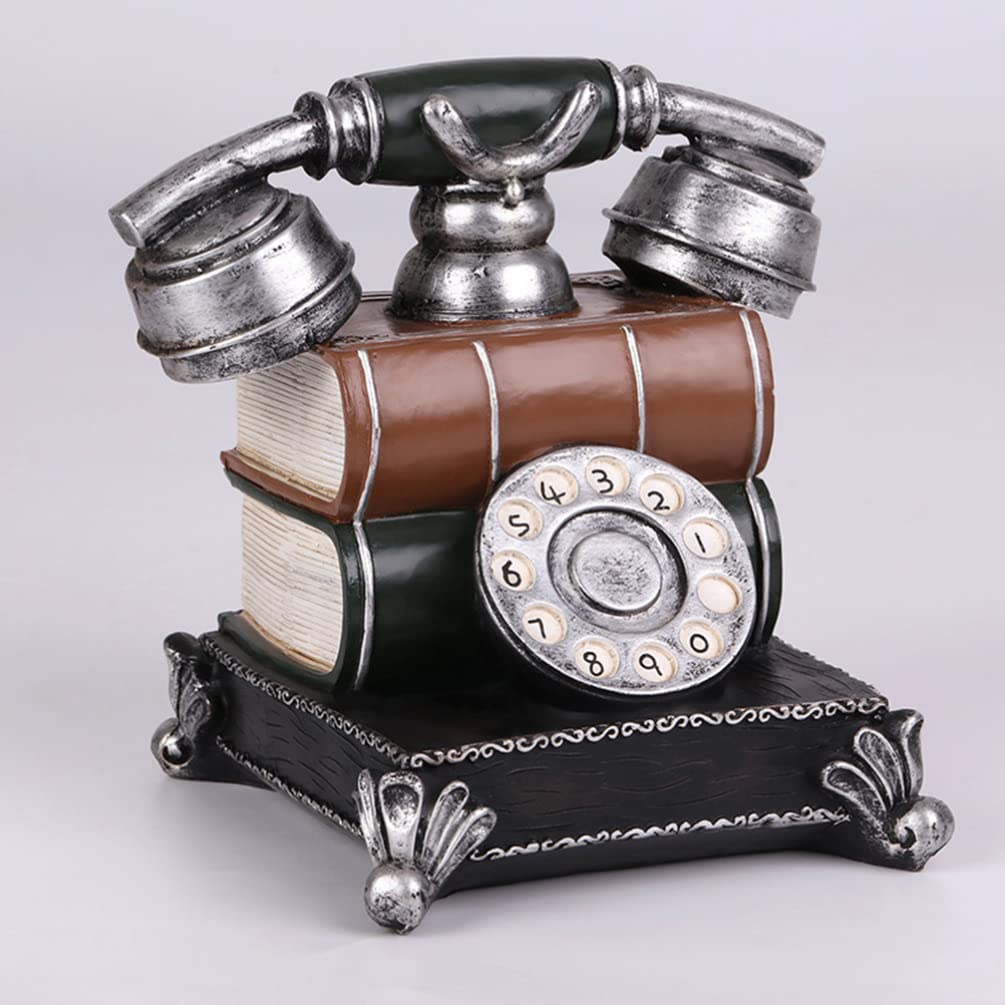 Garneck Kids Phones Vintage Landline Coin Bank Telephone Modelling ...