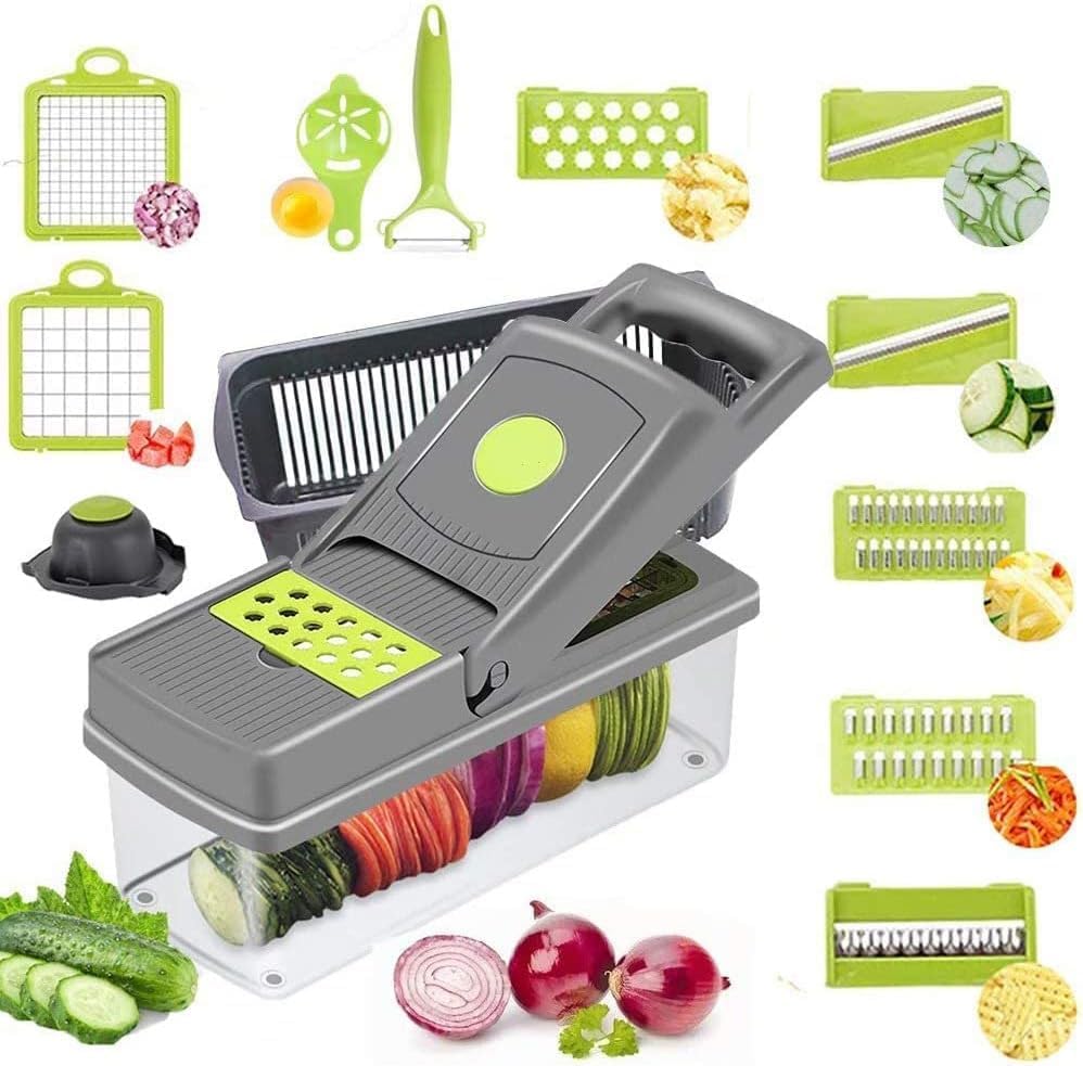 Amazon.com: Vegetable chopper, Chopper vegetable cutter, Food chopper ...