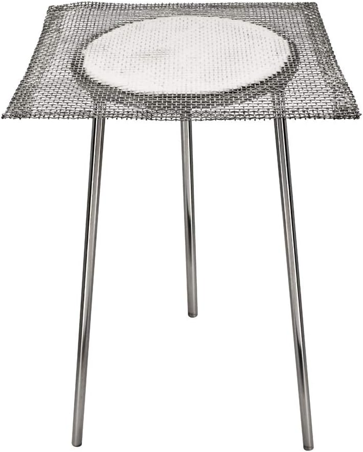 Laboratory Bunsen Burner Tripod Stand with 150mm x 150mm Steel Gauze ...