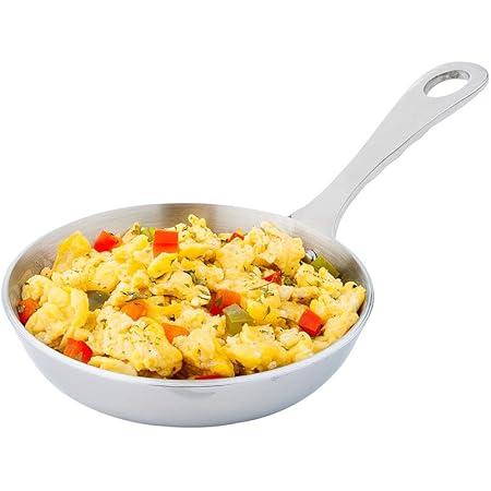 Buy Stainless Steel Mini Frying Pan 4 inches 1 count box Online at Low ...