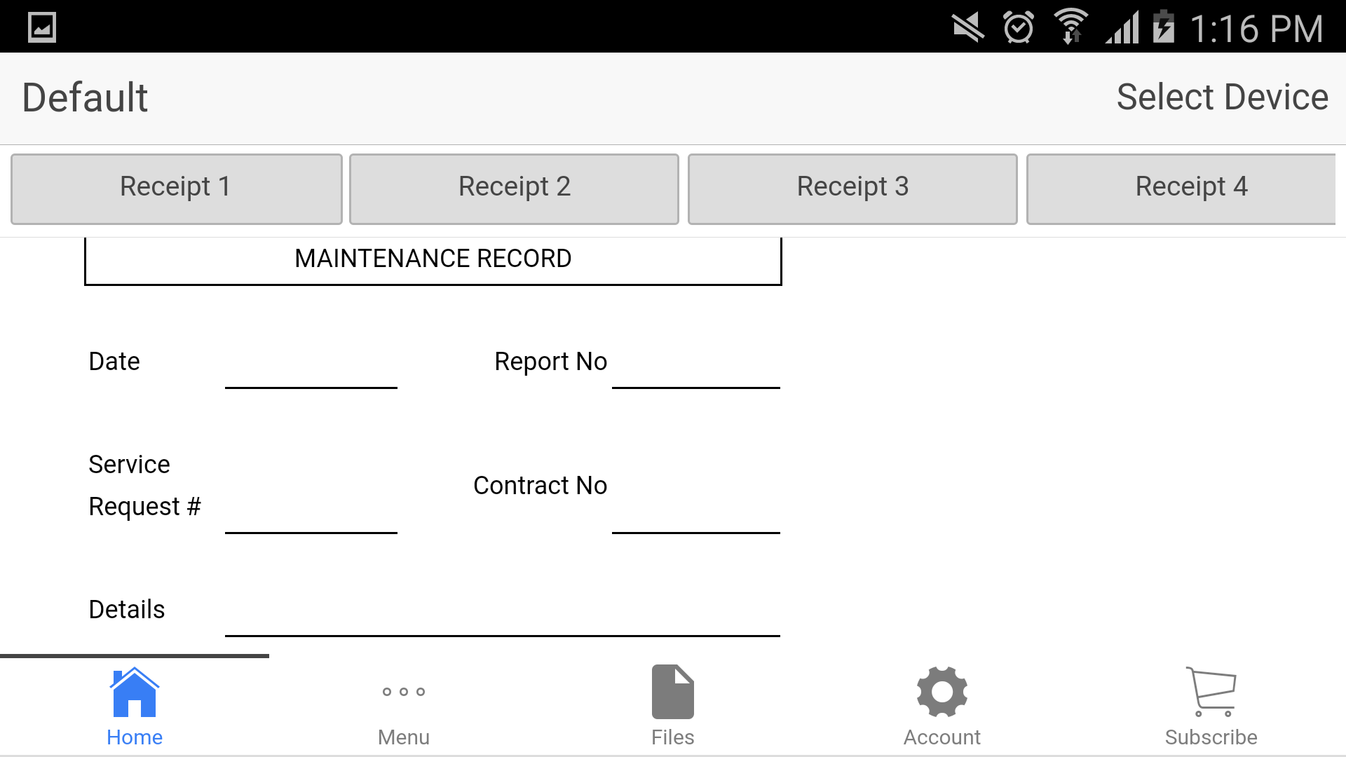 Auto Repair Slip - App on Amazon Appstore