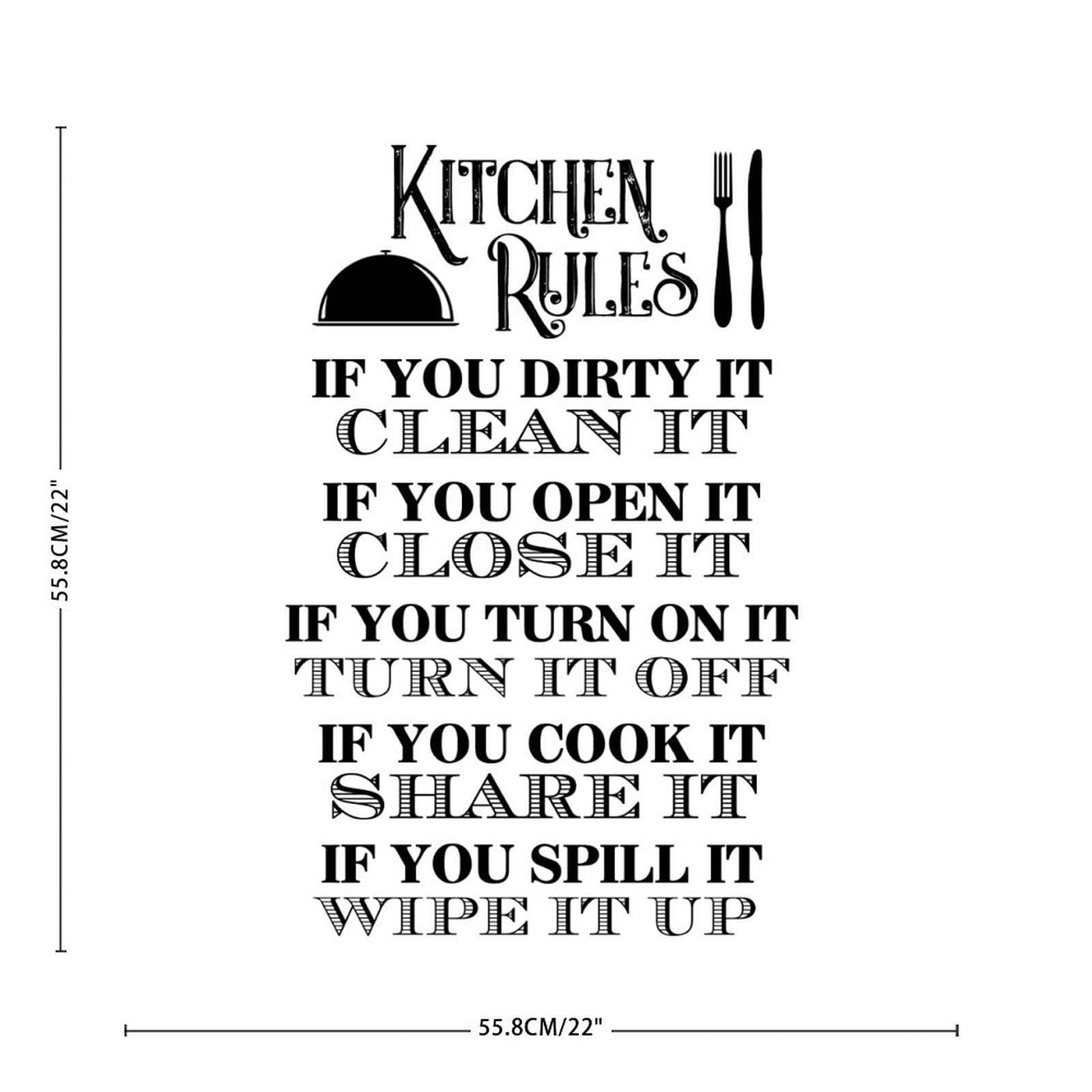 Funny Clean Kitchen Quotes Kitchen Clean Quote Etsy